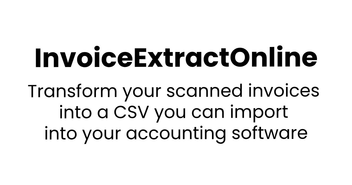 Free Invoice Extractor | Invoice to Excel Converter